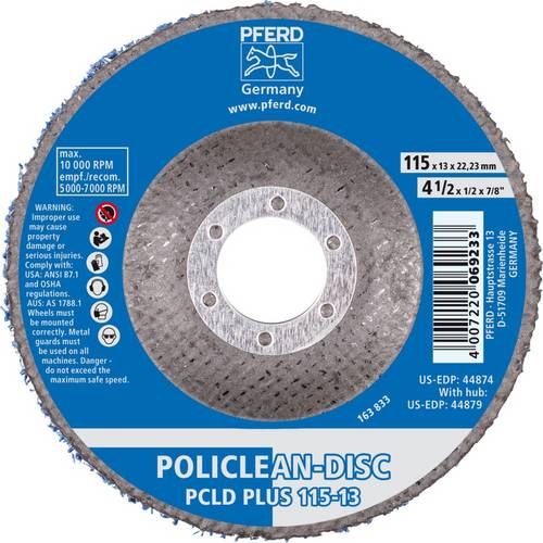PFERD 44692716 POLICLEAN-PLUS-Disc PCLD PLUS 115-13 115 mm 5 pc(s ...
