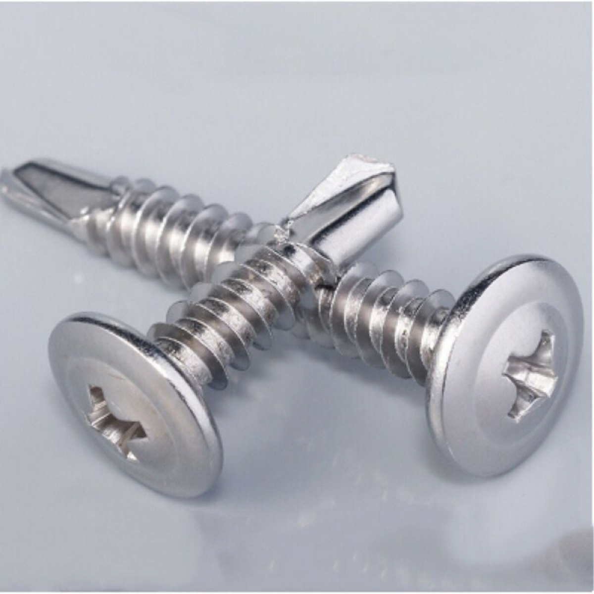 Lot de 200 - Vis à tôle Autoperceuse - à Tête Large Bombée - Ø4.2x25mm ...