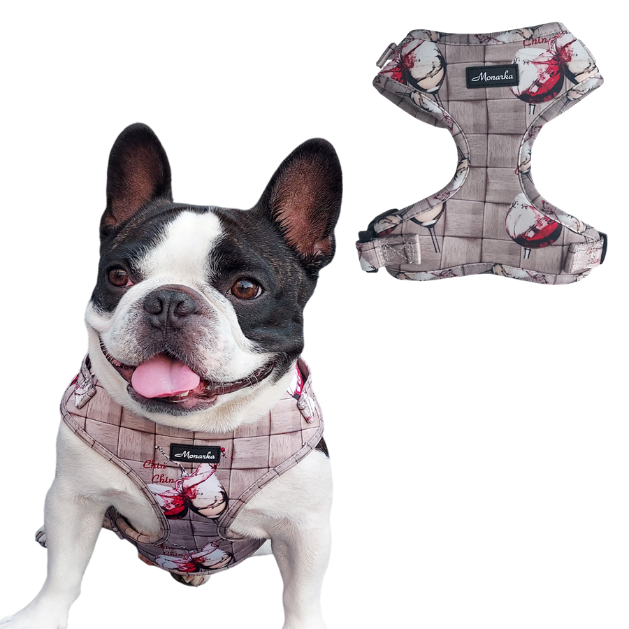 Arnés para perro, Arnés ajustable, anti-tirones, de neopreno, acolchado ...