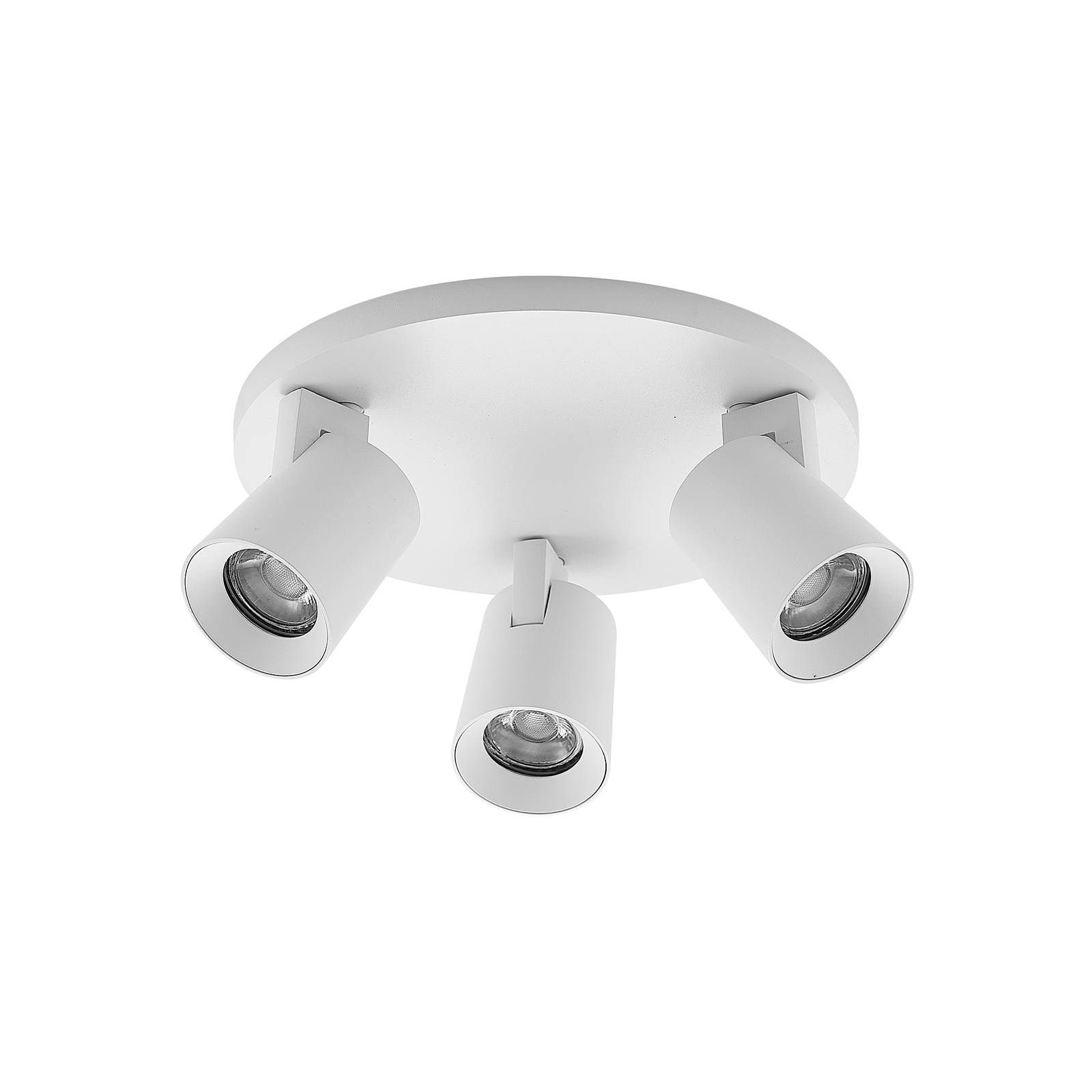 Arcchio Iavo foco de techo redondo 3 luces, blanco, foco empotrado ...