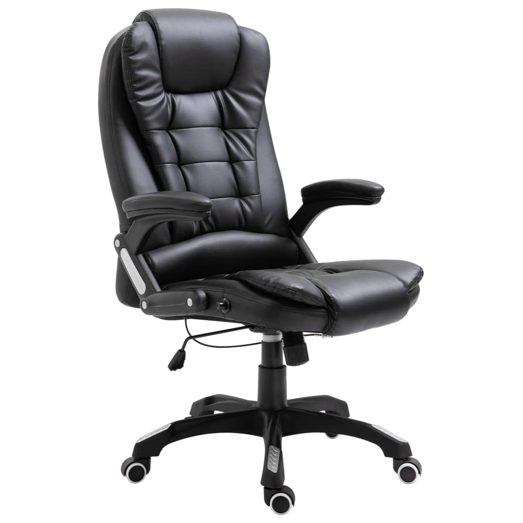 Chaise fauteuil siège de bureau informatique étude similicuir noir 02 ...