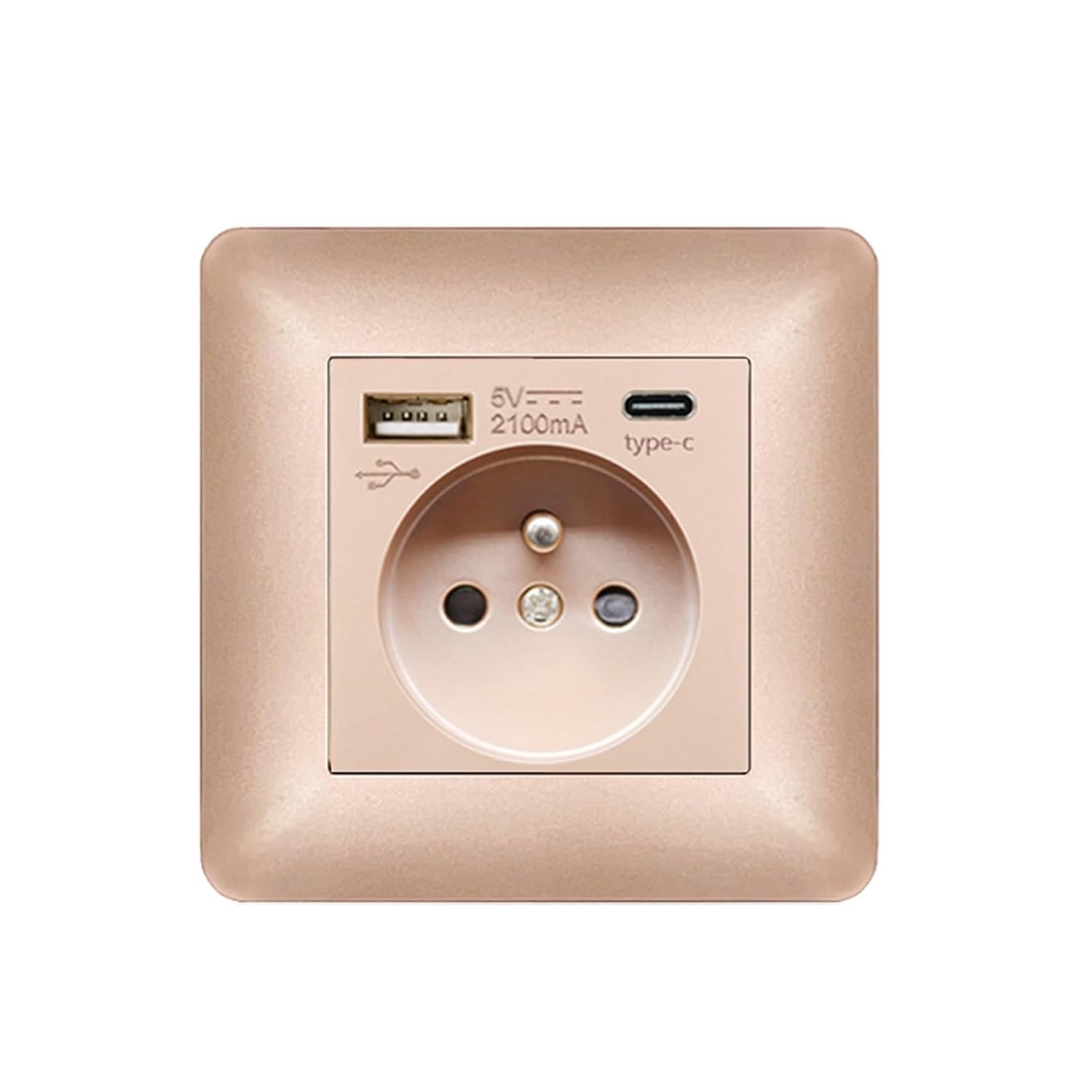 Prise murale USB Type C, port de charge, alimentation électrique ...