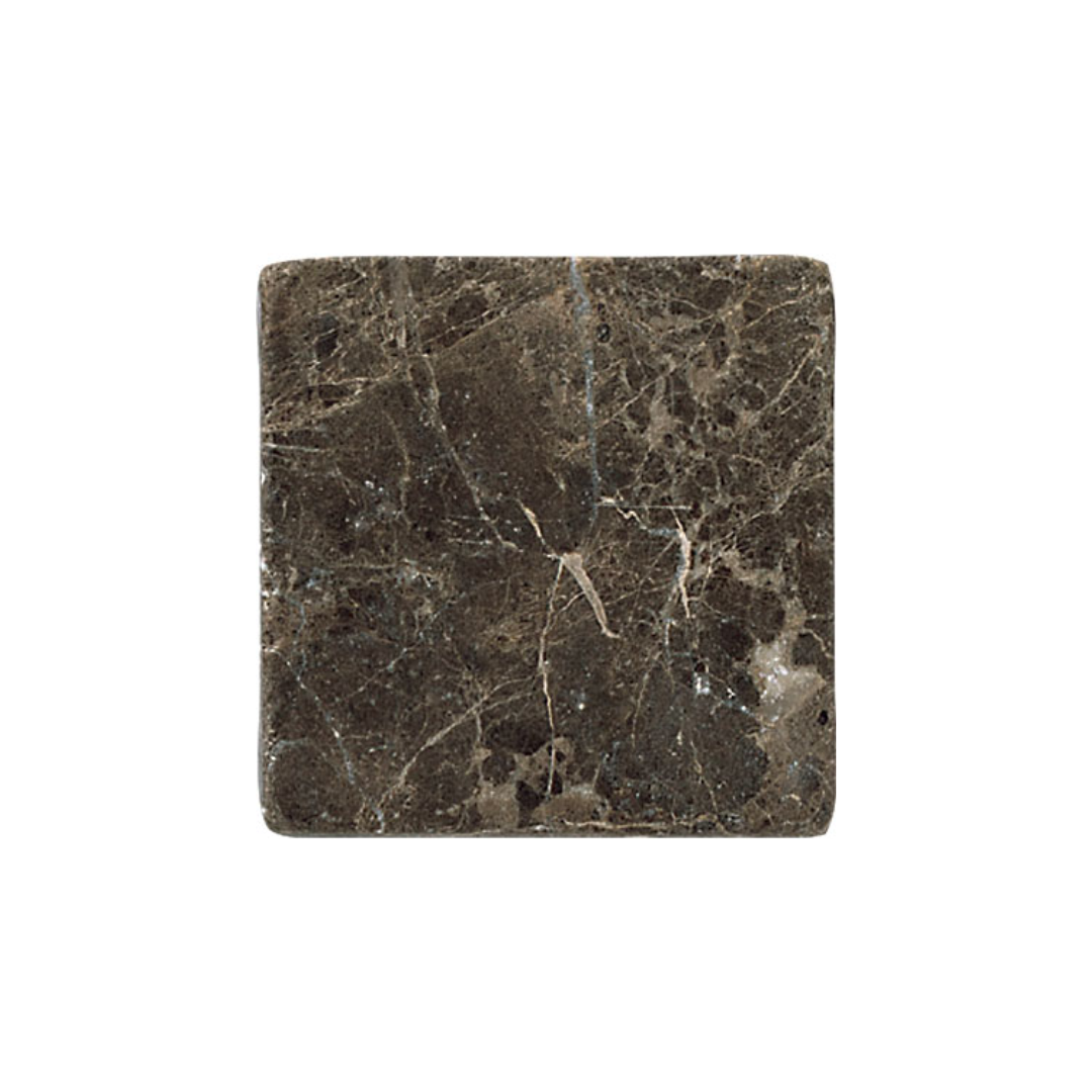 Pietra naturale MARMO MARRONE IMPERATORE 10x10cm finitura Anticato ...
