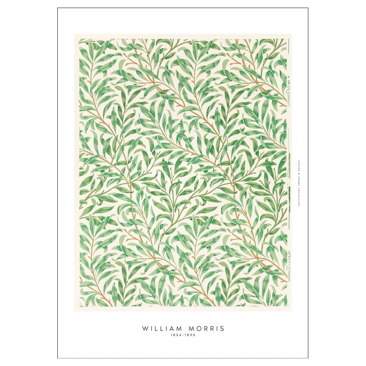 Poster -William Morris - Green Leaves | Leroy Merlin