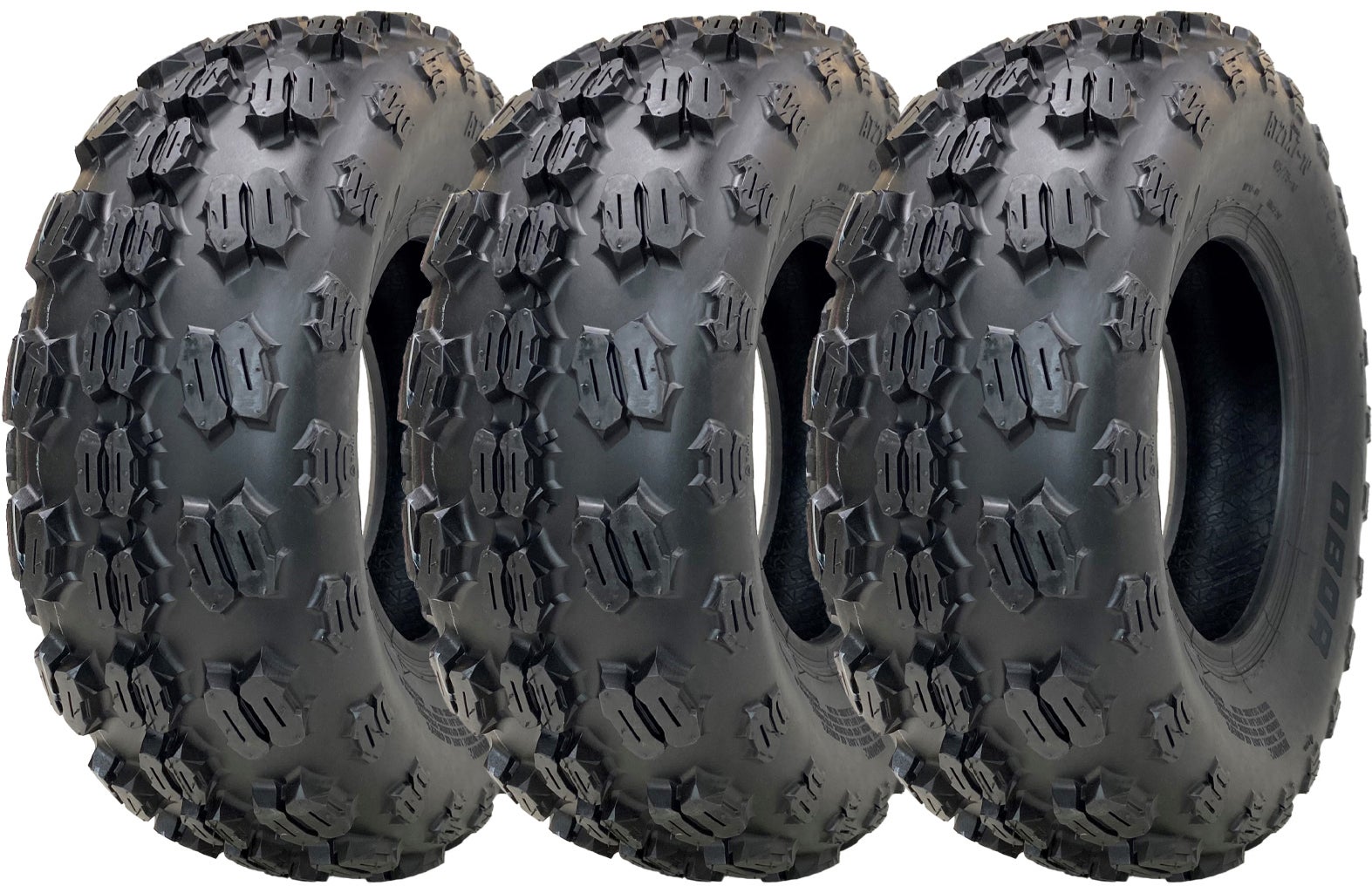 21x7.00-10 ATV Quad Tyres OBOR Kraken WP17 Tubeless Road Legal 106kgs ...