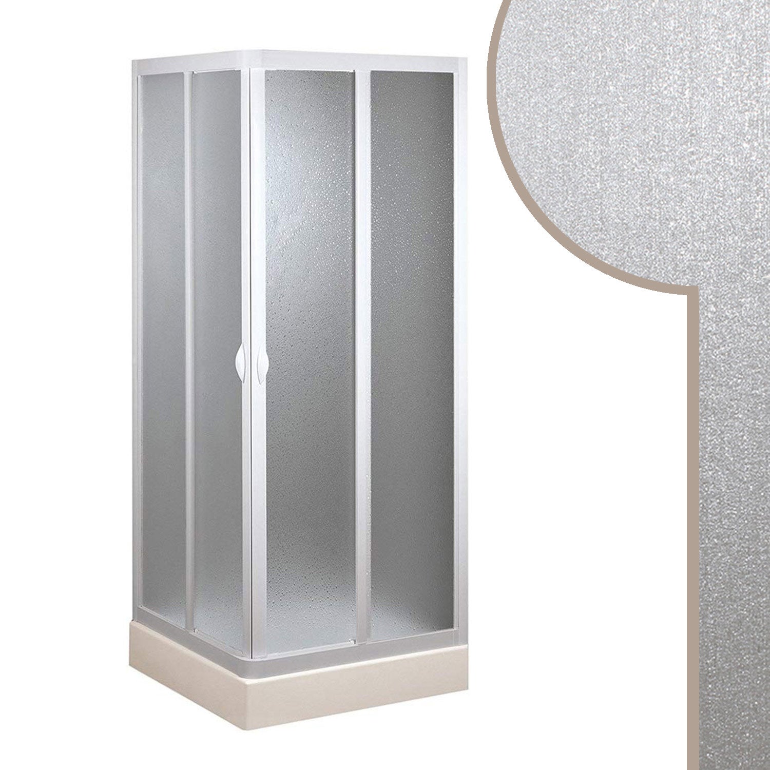 FORTE SKIPPER SMART BOX DOCCIA IN PVC ANGOLARE 70 X 70 CM RIDUCIBILE ...