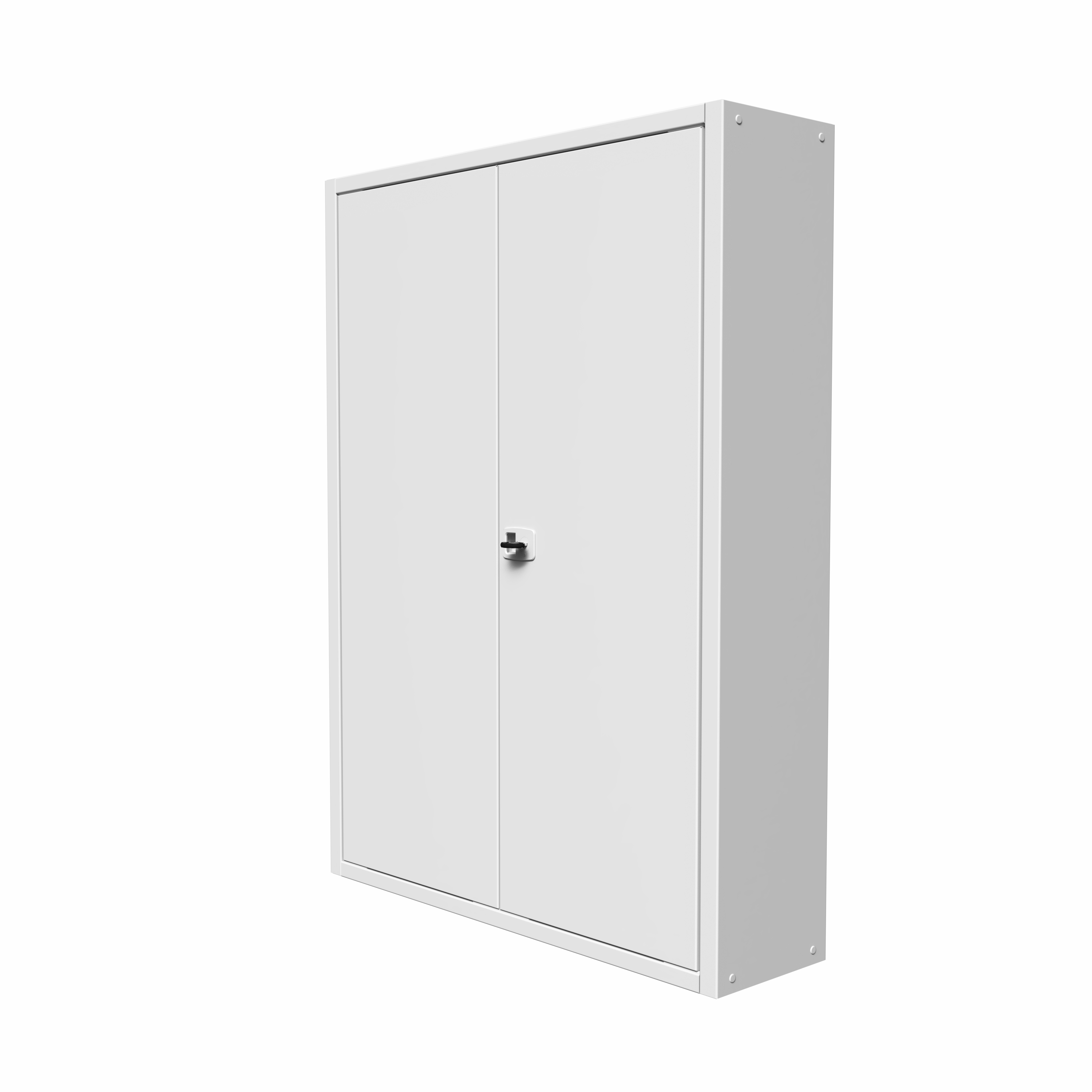 Armadio box ATOLE in acciaio bianco con chiusura a chiave - Compatibile ...