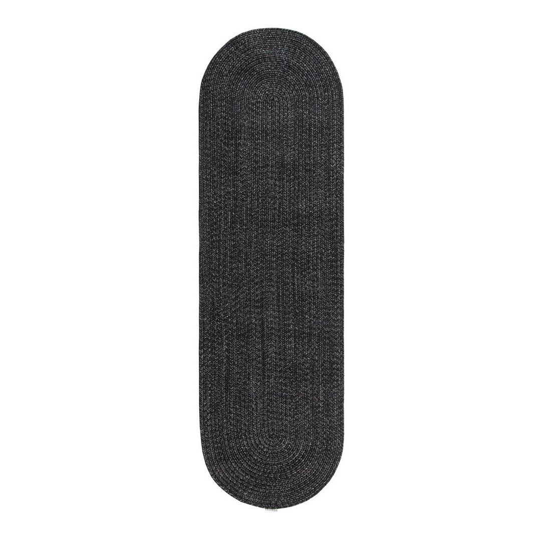 Tapis design en polypropylène Gris carbone 60x200 TASY | Leroy Merlin