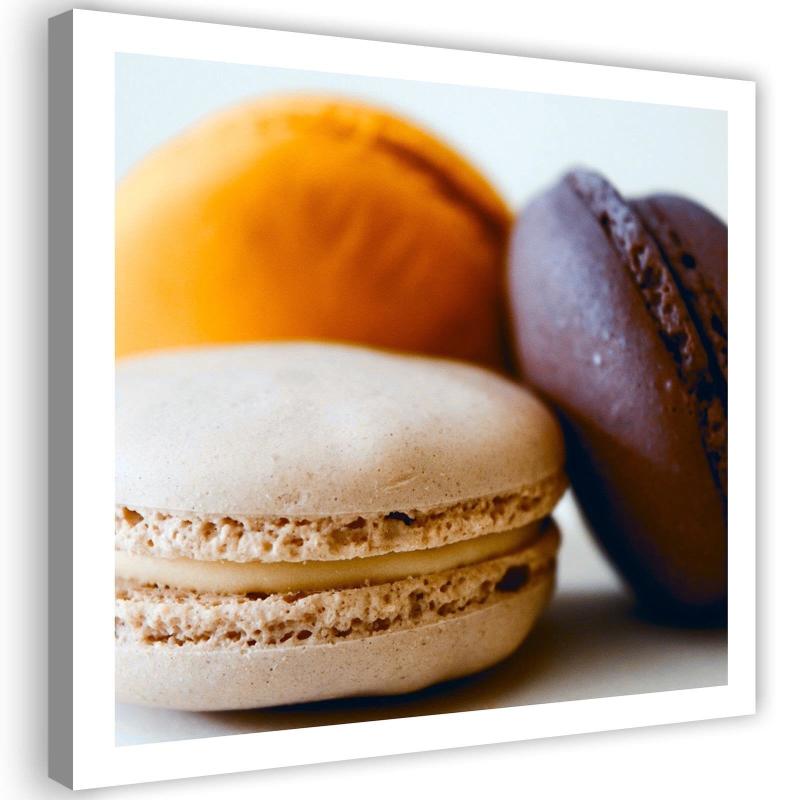 Tableau macarons savoureux 2 - 40 x 40 cm | Leroy Merlin