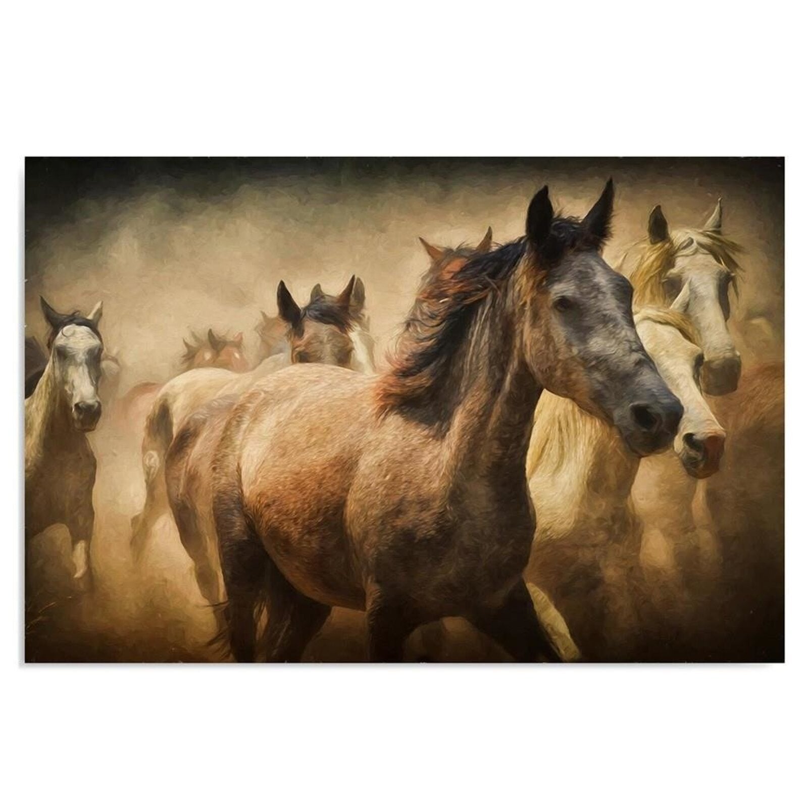 Tableau chevaux tabun | Leroy Merlin