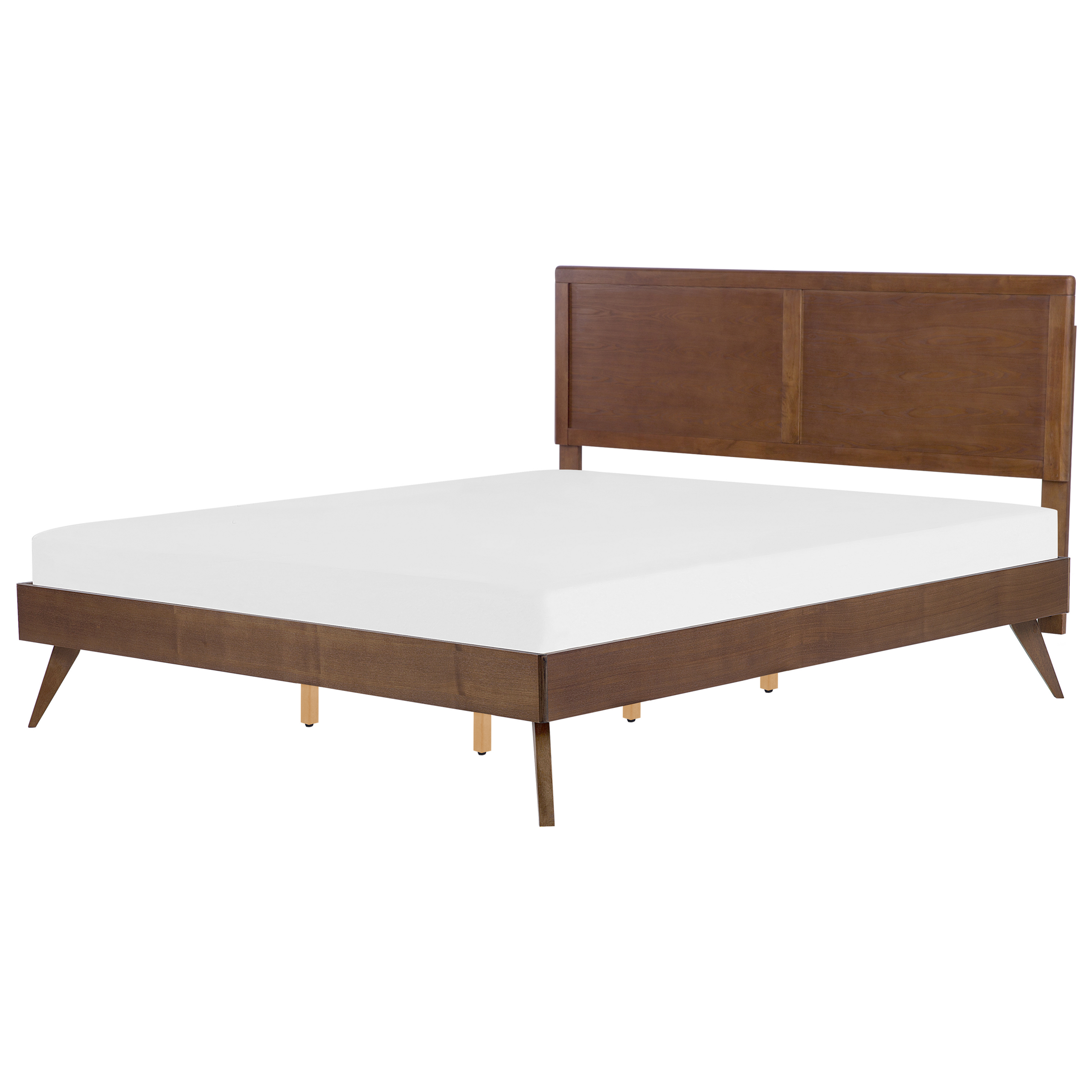 Letto con rete ISTRES 180 x 200 cm Legno Legno scuro | Leroy Merlin