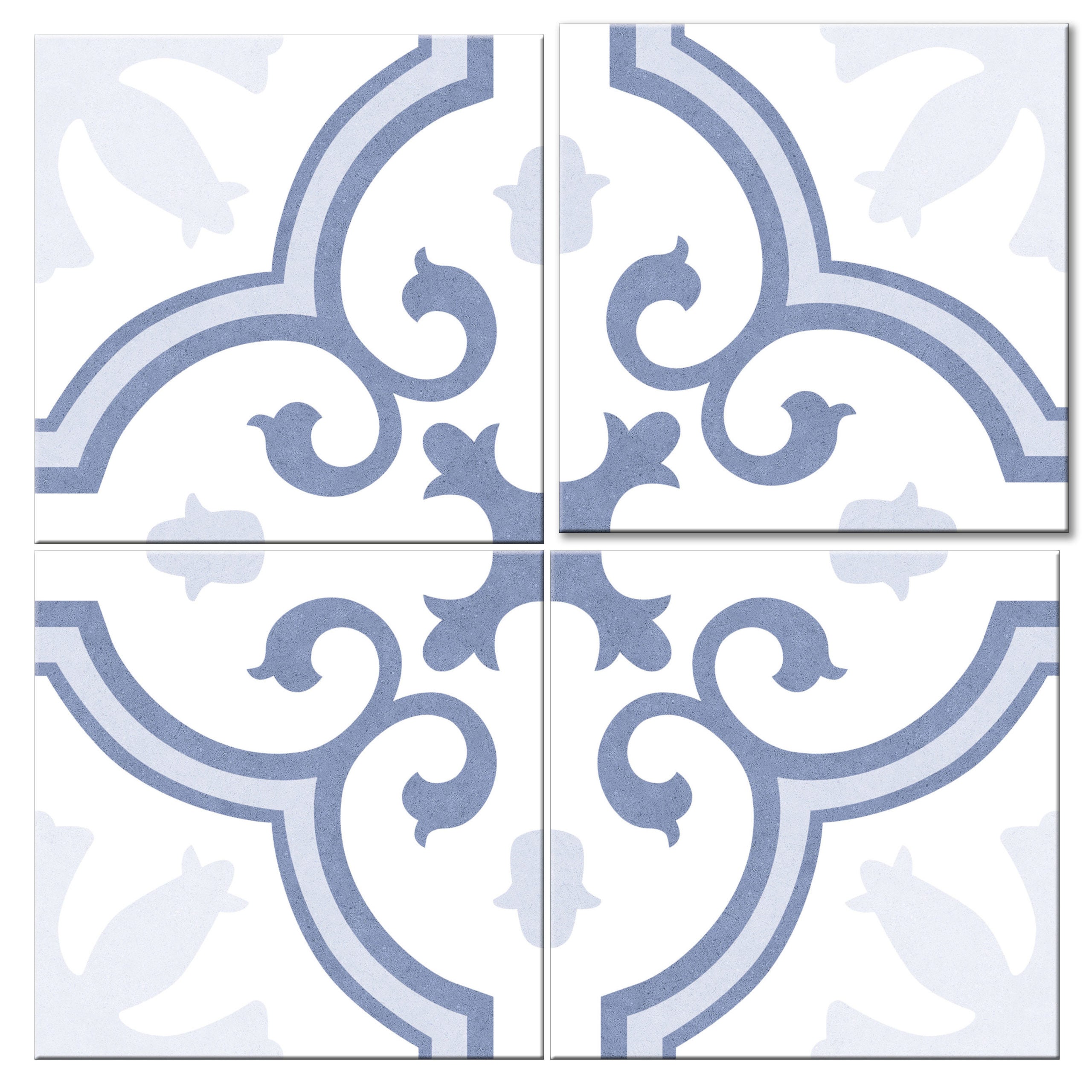 Carrelage carreaux de ciment paviva bleu 25x25 cm | Leroy Merlin