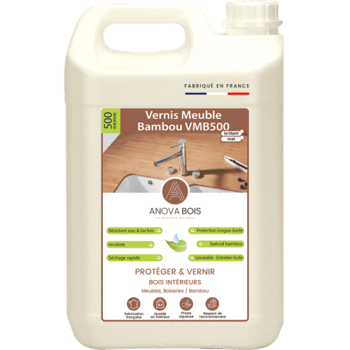 Vernis Meuble Bambou VMB500 - 5 litres - Entretien Meubles En Bambou ...
