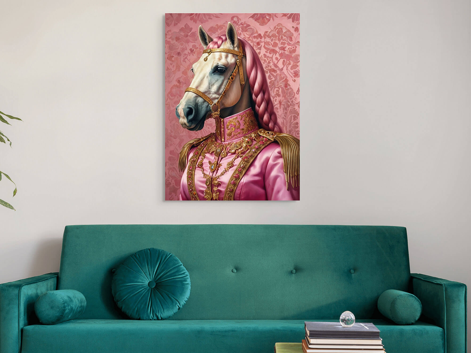 ADM - Impression sur acrylique 'Cheval Imperial Pink Parade' | Leroy Merlin
