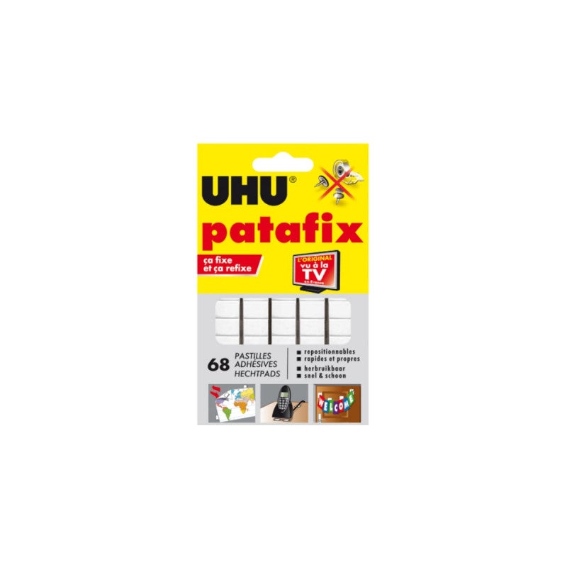 Patafix UHU originale - 68 pastilles - 41205 | Leroy Merlin