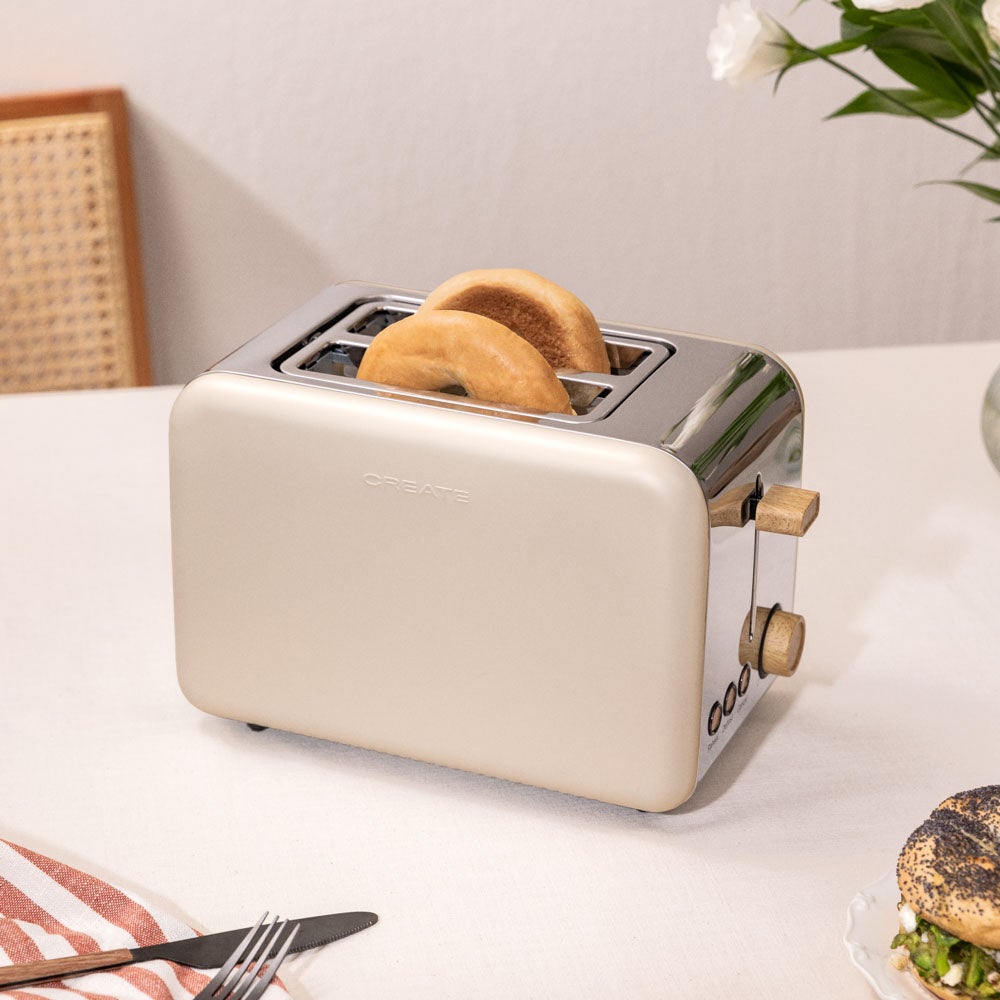 CREATE - TOAST RETRO - Tostadora para rebanadas anchas | Leroy Merlin