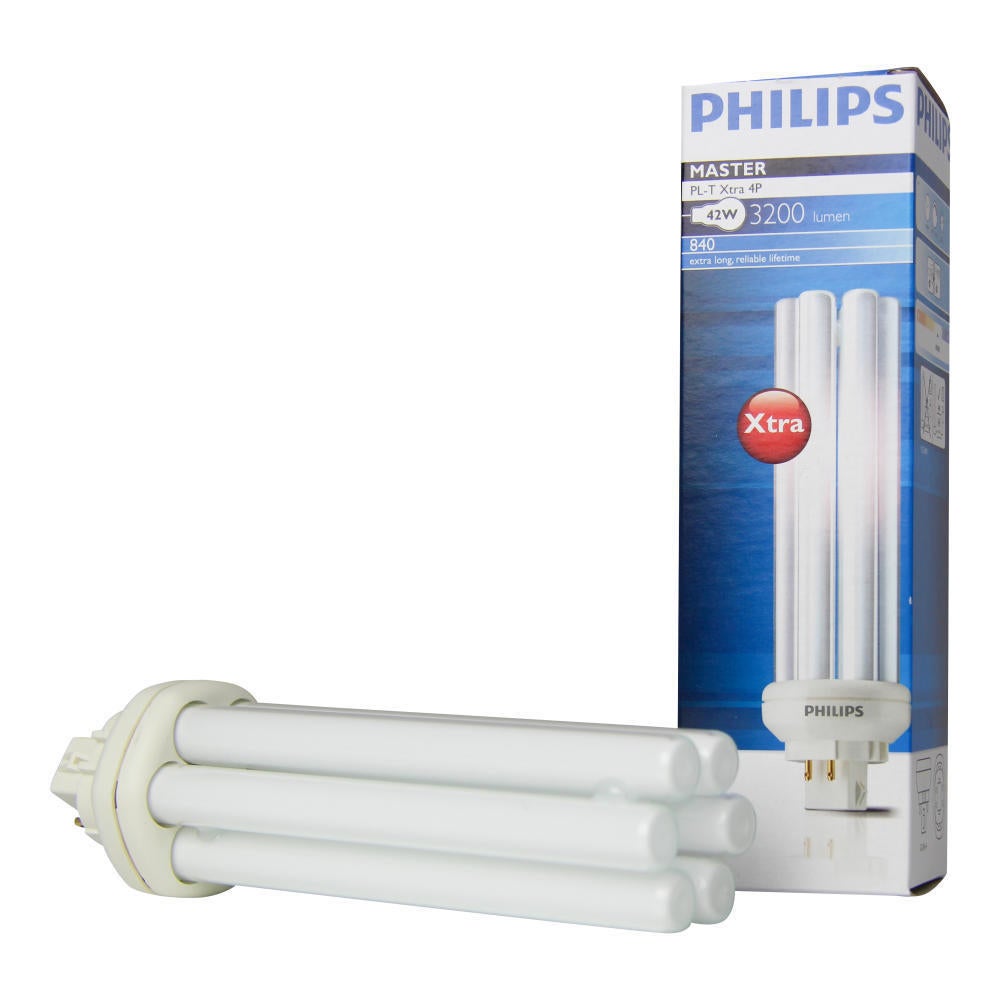 Ampoule fluocompacte - philips master pl-t xtra - 42w - 4000k - 4p ...