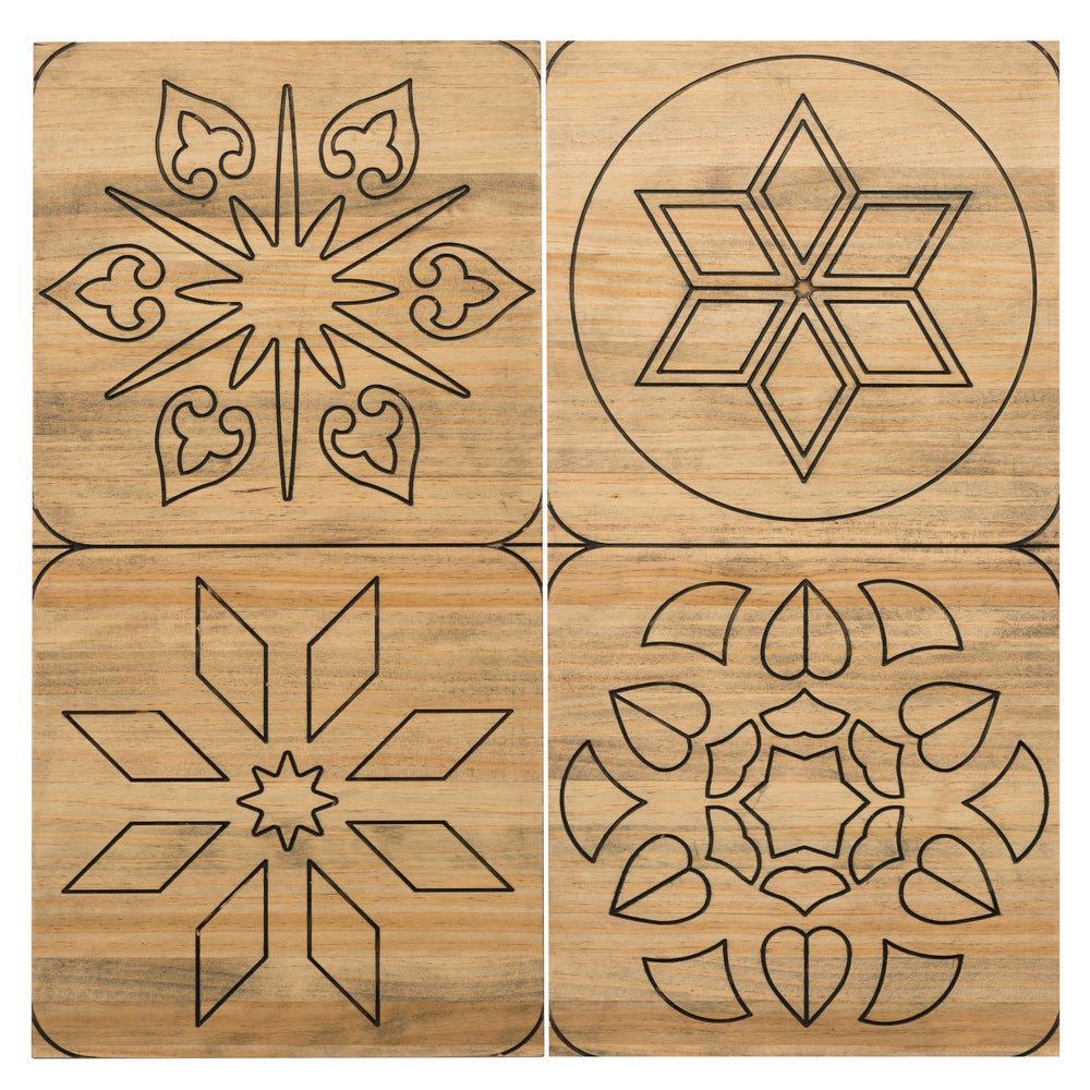 Combinación de 2 piezas diseño hidráulico CU201 y CU202 en madera ...