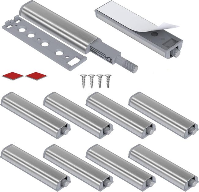 Push to Open Aimant Poussoir Porte Placard Lot de 10 | Leroy Merlin