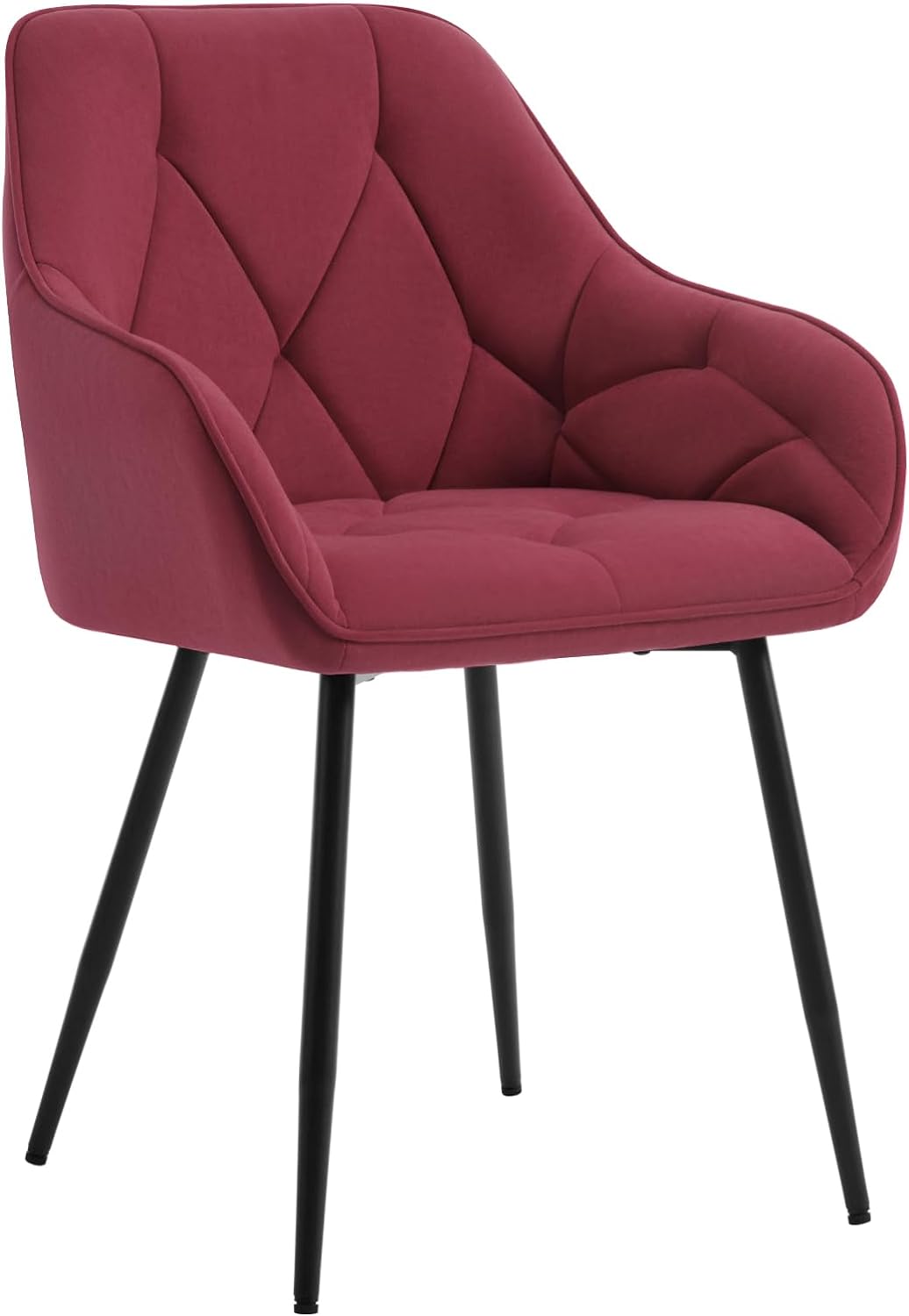 WOLTU Chaise de Salle à Manger en Velours + Métal，Chaise de Cuisine ...