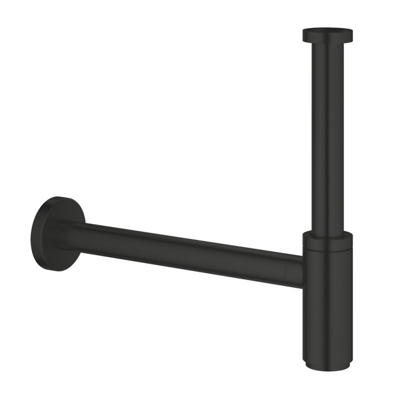 Grohe Sifón de 1 1/4", negro mate (295032430) | Leroy Merlin