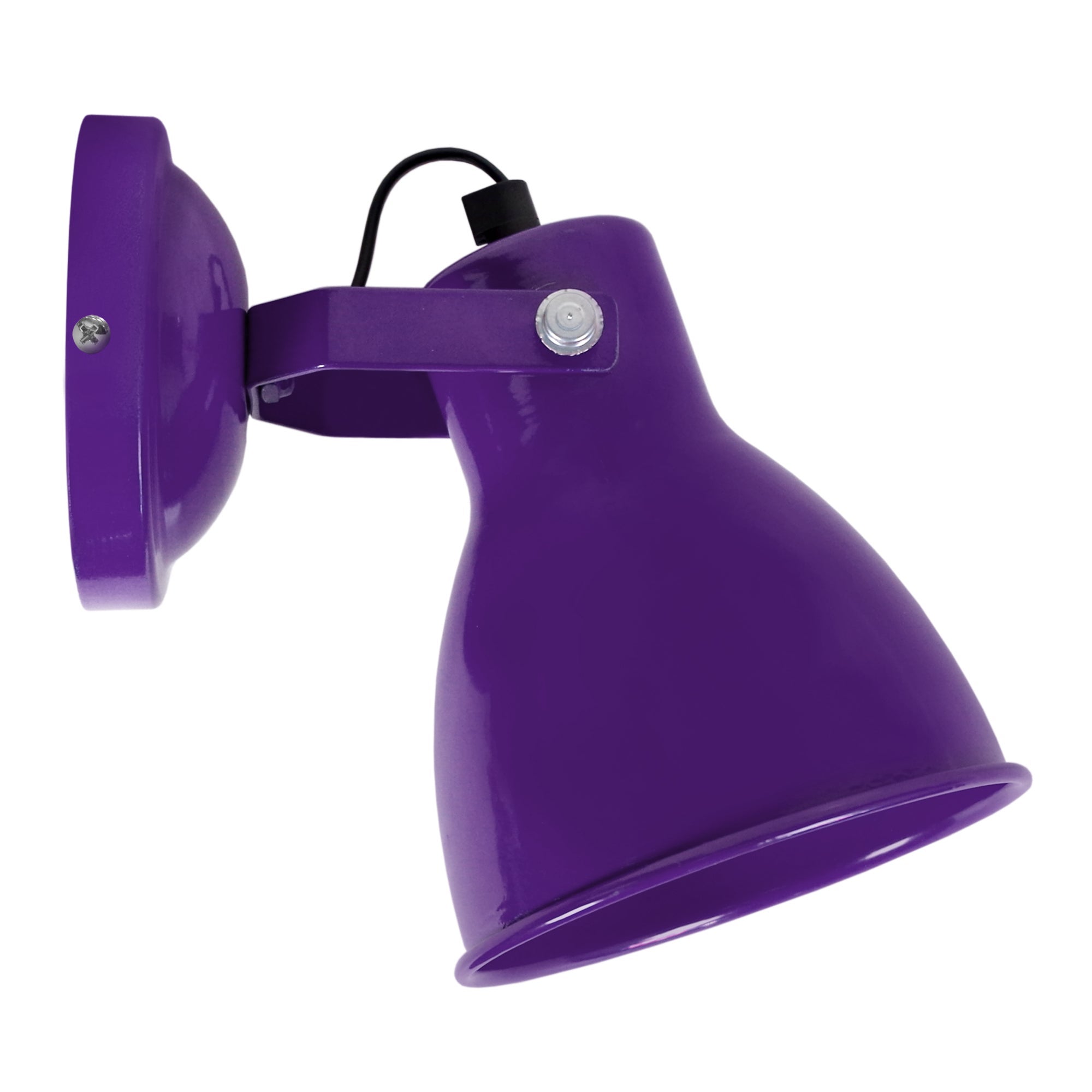 Applique TOSEL ,métal,Violet ,H 17,5x D17xP13cm | Leroy Merlin