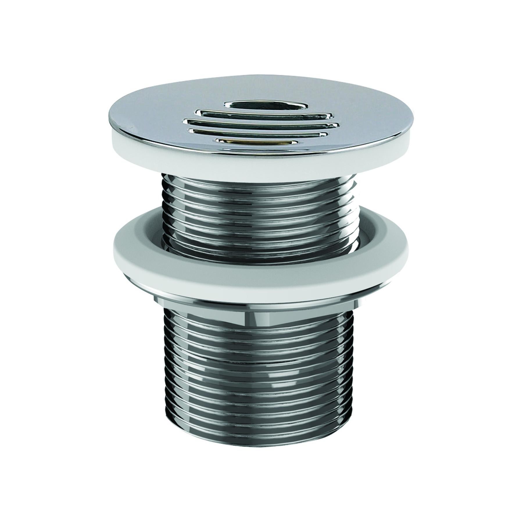 Piletta lavabo scarico libero, griglia in ottone cromato, H. 60 ...