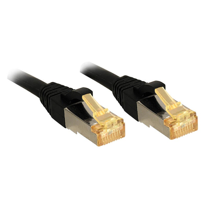 Lindy c ble r seau cat6a s/ftp lsoh cat7 rohcable noir 1,50m | Leroy Merlin