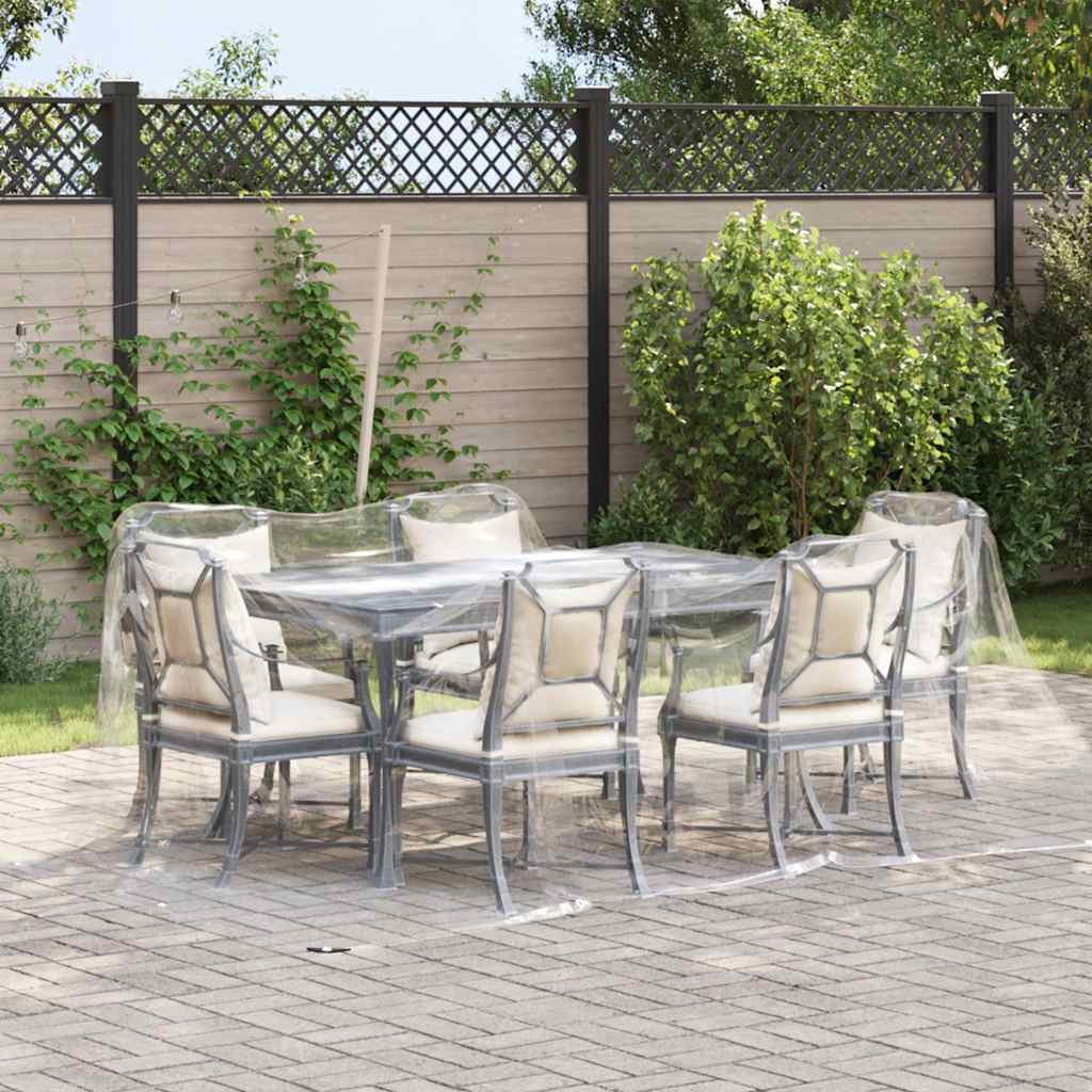 Bâche de protection | Bâche transparente avec œillets 3x4 m PVC ...