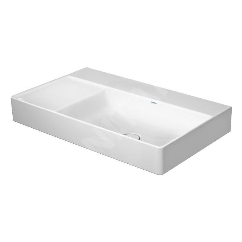 Duravit DuraSquare - Meuble-lavabo 800x470 mm, droite, DuraCeram, blanc ...