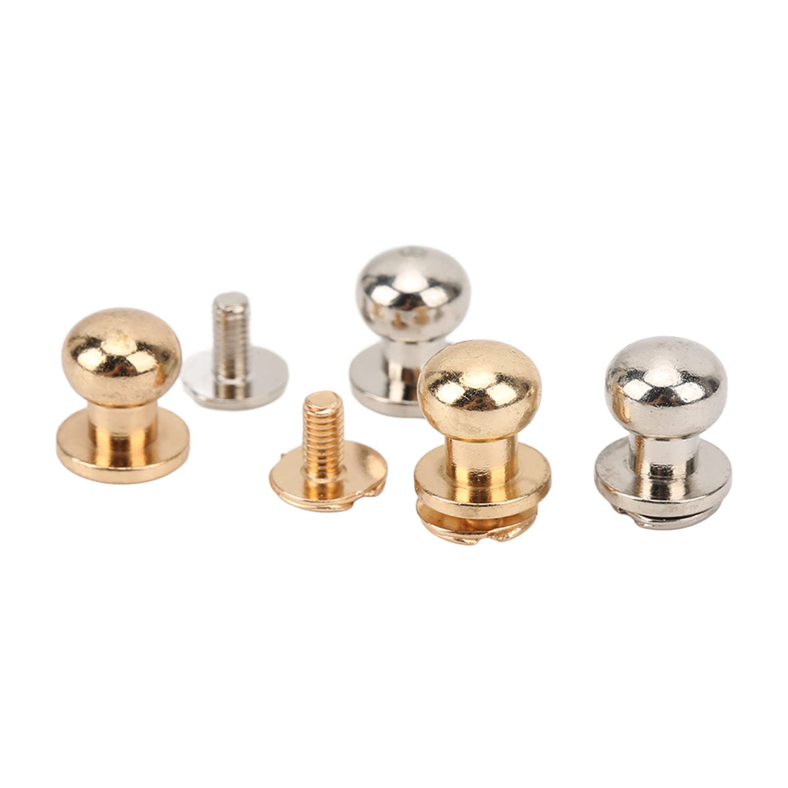 200 remaches de monje, 9x8 mm, cobre ligero, para DIY en ropa, zapatos ...