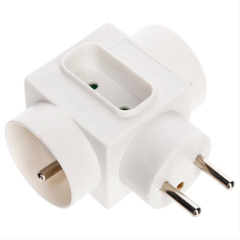 Multiprise sans Fil Triplite 2G 16A + 1G 6A - SILUMEN | Leroy Merlin