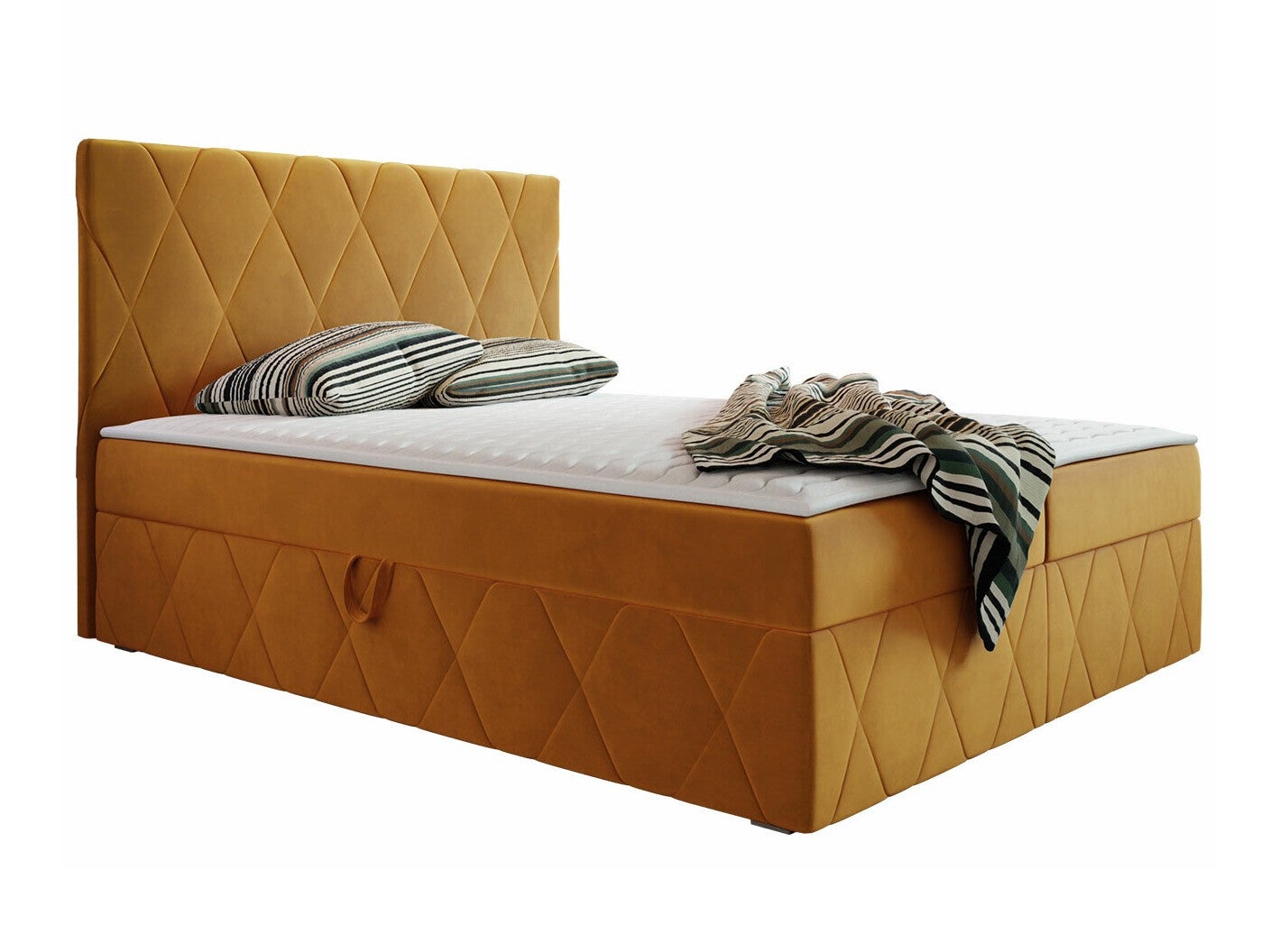 Letto continentale Comfivo 225, Continentale, Doppio, Giallo, 160x200 ...
