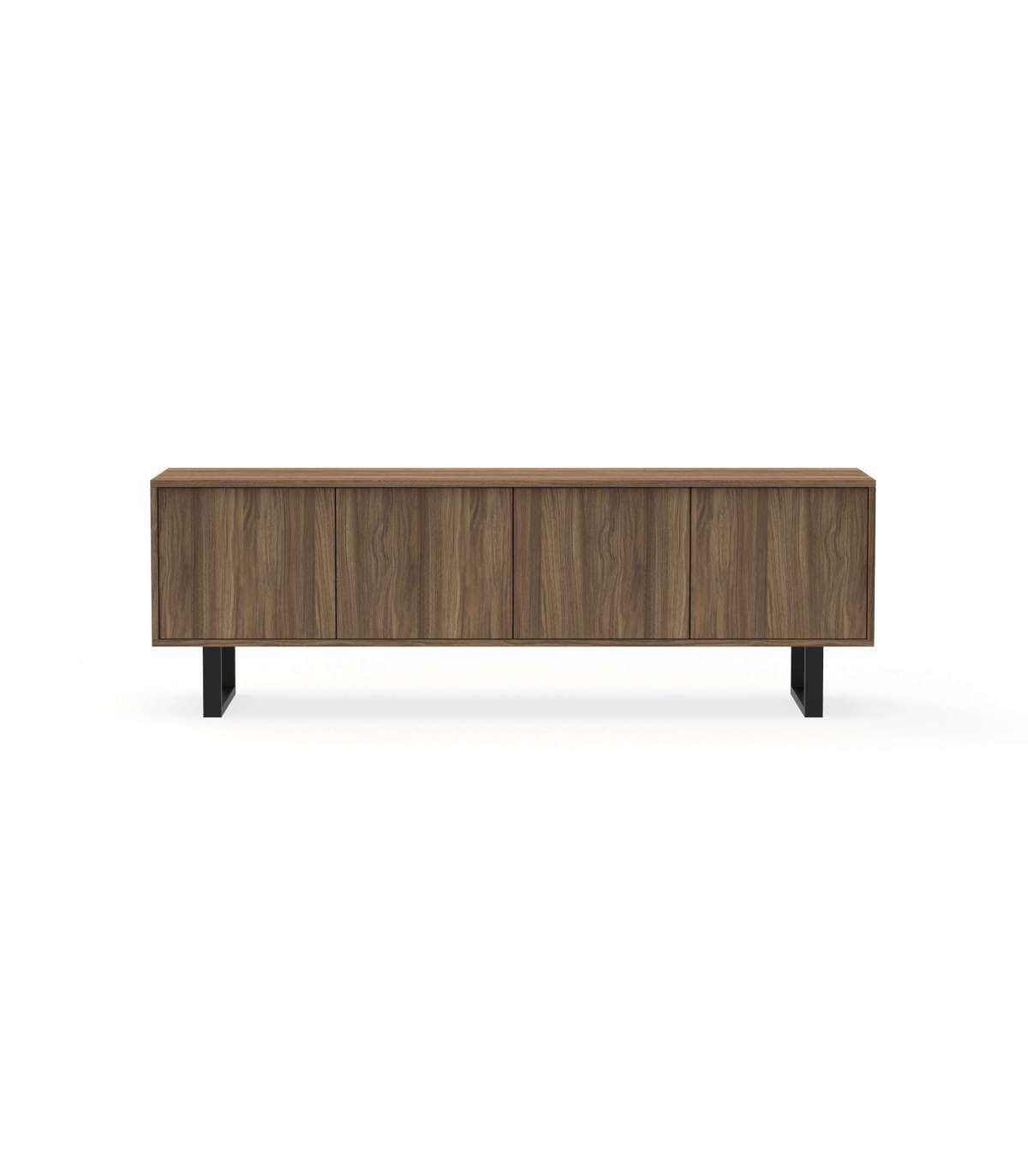 Mueble para televisión 4 puertas Lana acabado nogal kemence, 52cm(alto ...