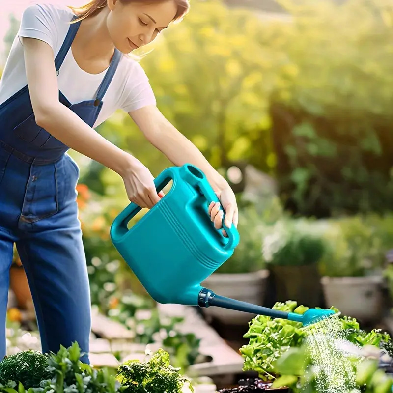 Regadera de gran capacidad de 5 L con boquilla extendida para plantas ...