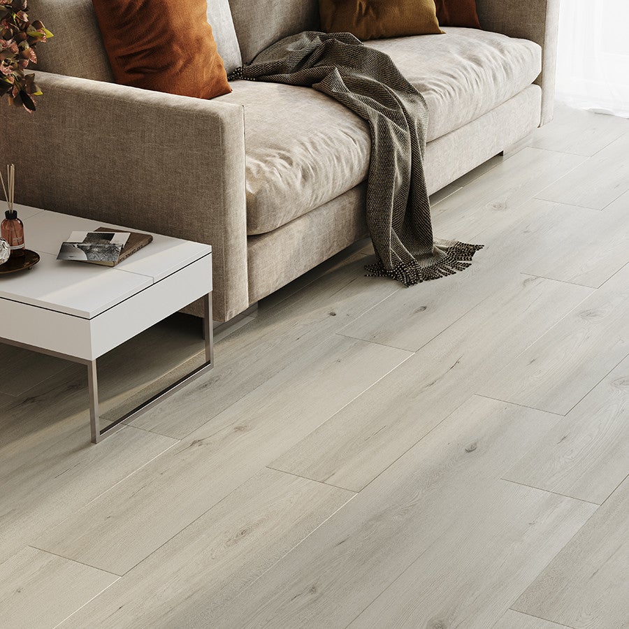 Sol SPC Acoustique 18db / Lame 5mm Neva-Powder / décor parquet 100% ...