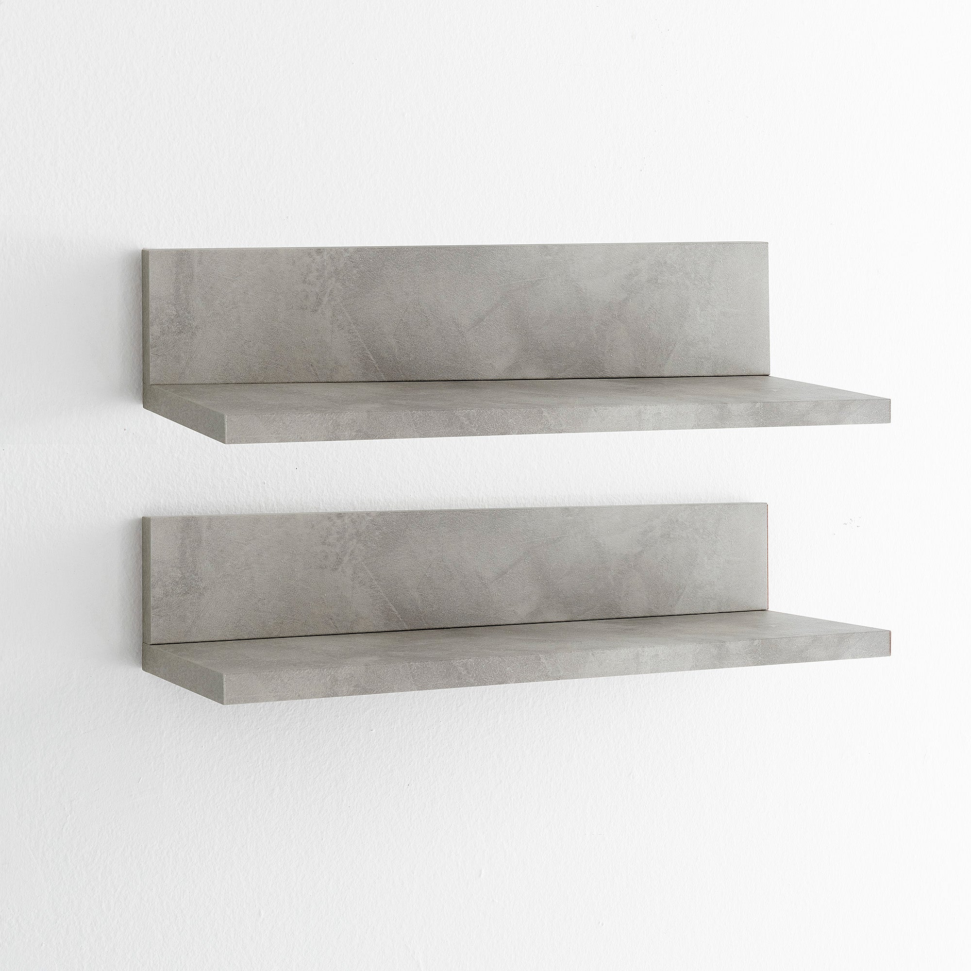 ARHome, Par de estantes Elle 60 x 12 x 20, Cemento Claro, Made in Italy ...