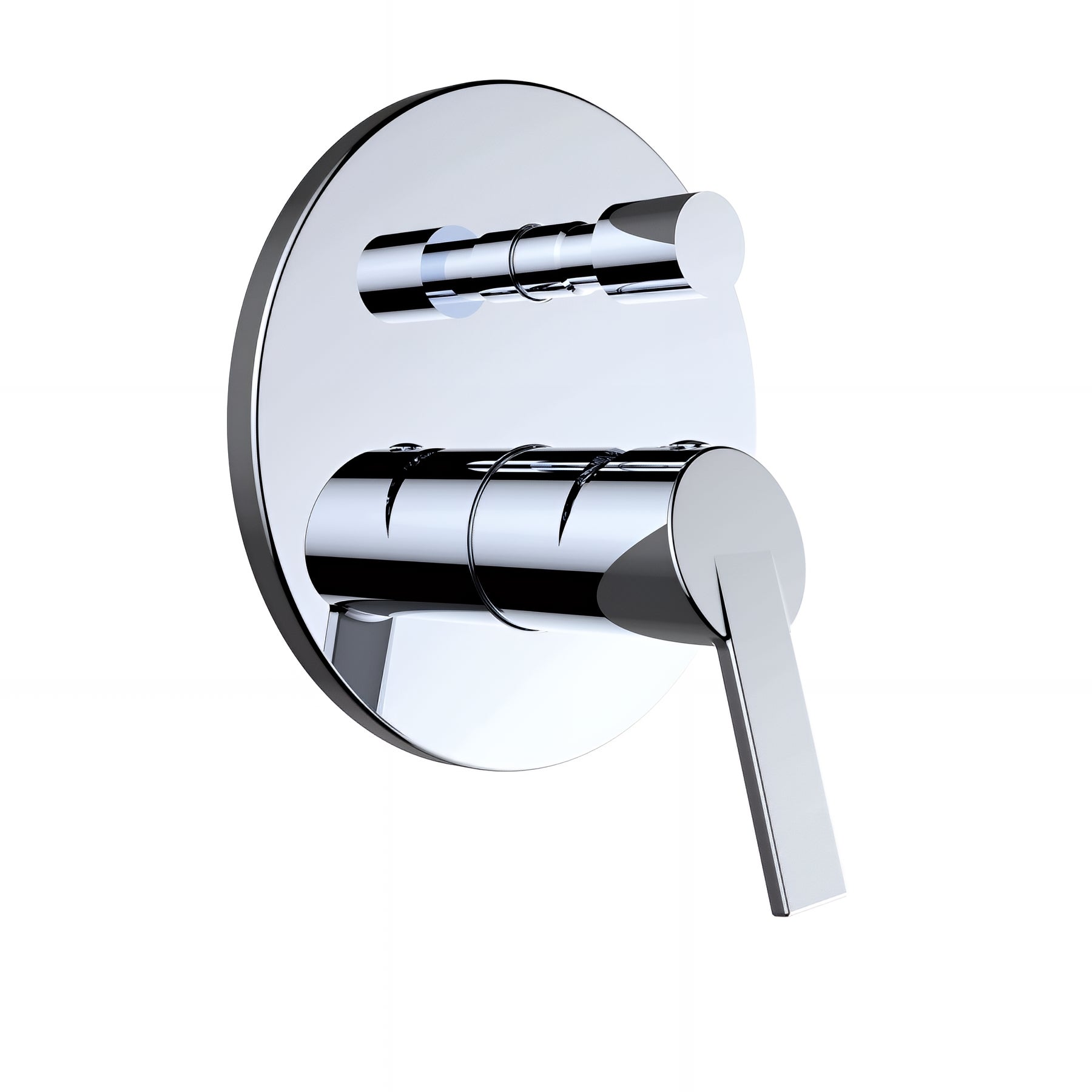 Gama CLEVER PRO Mezclador de ducha empotrado de 2 vías modelo ROUND S12 ...