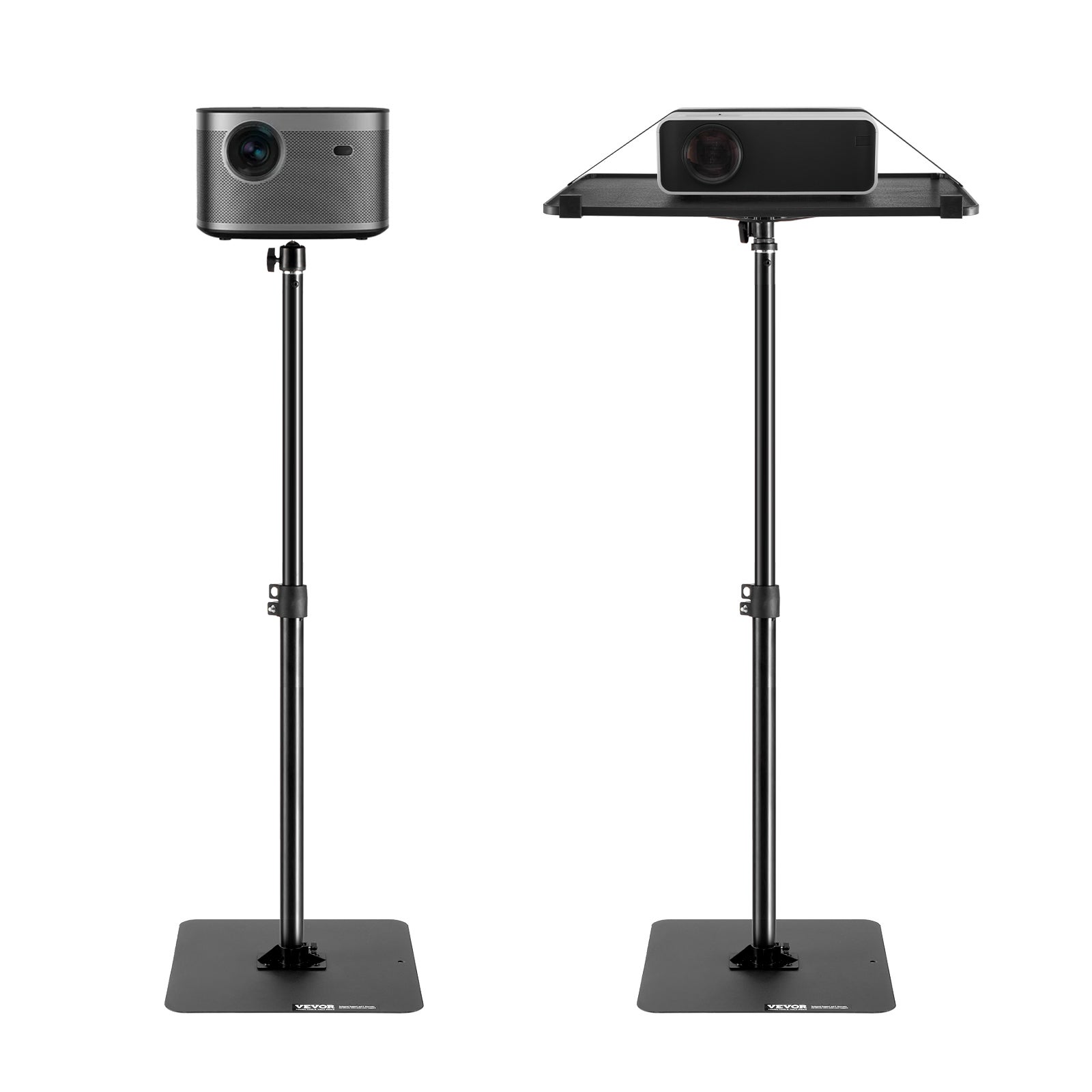 VEVOR Soporte para Proyector de Piso, Altura Ajustable de 30,3 a 63,4 ...