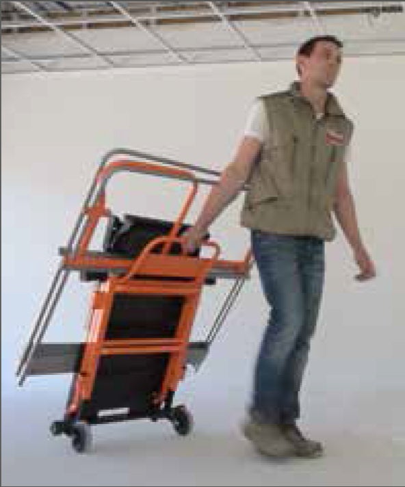 Plataforma de trabajo MOBILE de acero regulable en 7 alturas – sistema ...