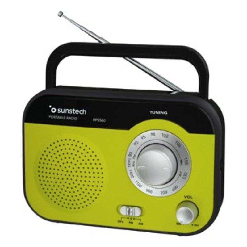 Radio portative Sunstech RPS560 / Vert | Leroy Merlin