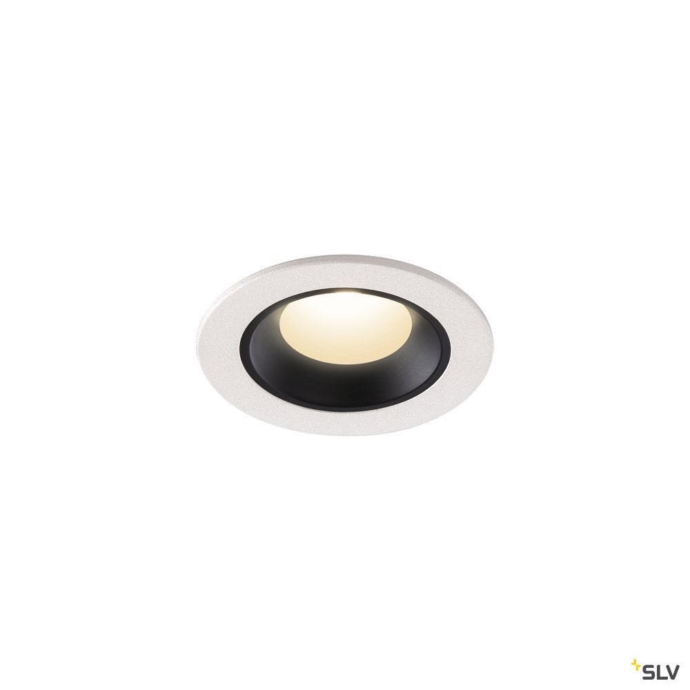Encastré de plafond intérieur SLV NUMINOS® XS, 55°, blanc/noir, LED, 7W ...