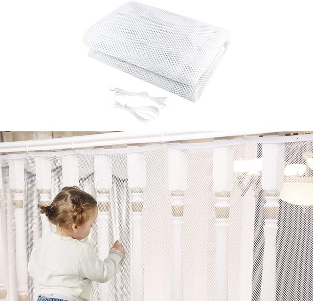 Filet de protection rambarde escalier au meilleur prix | Leroy Merlin