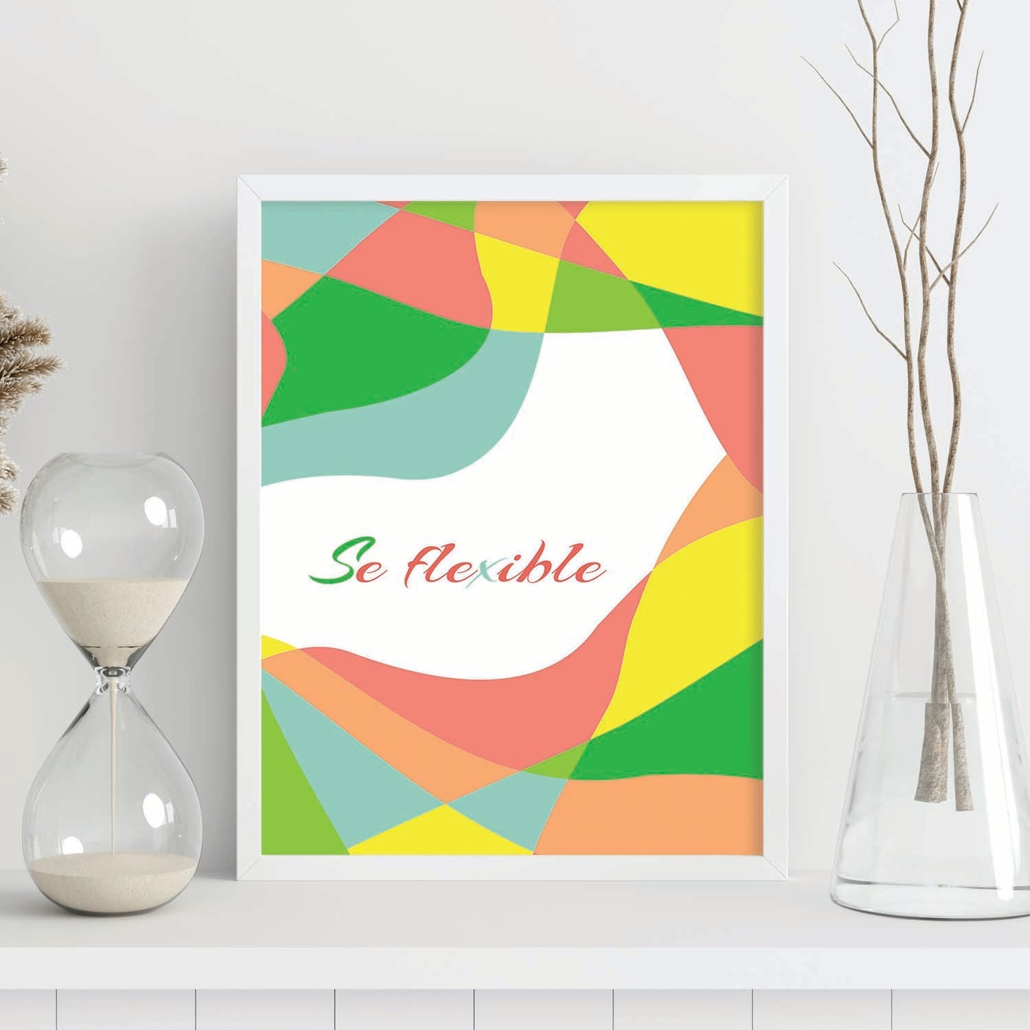 Poster Con Mensaje Feliz. Lamina Se Flexible. Sin Marco - A4 | Leroy Merlin