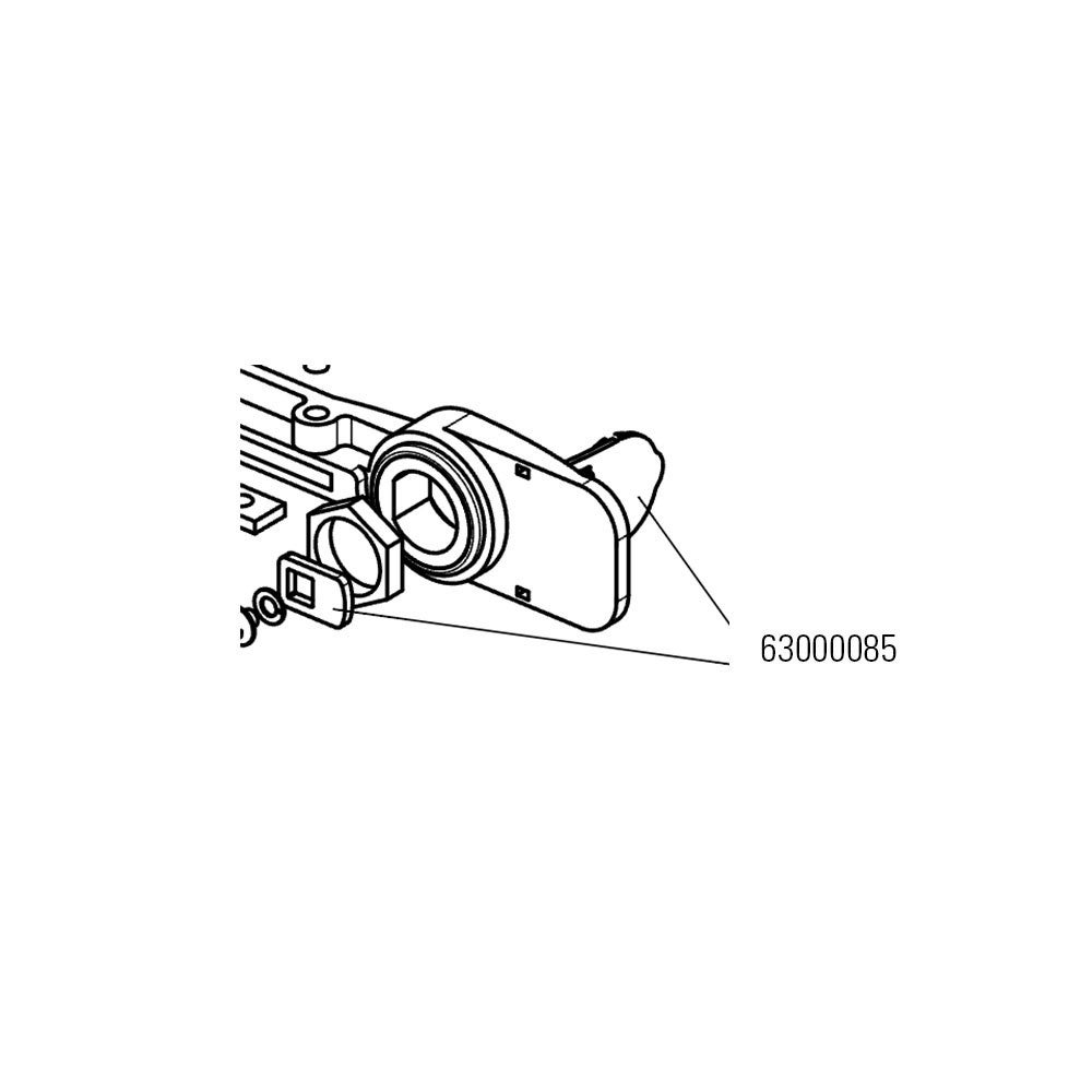 Cache serrure pour déverrouillage FAAC (Réf : 63000085) pour ...