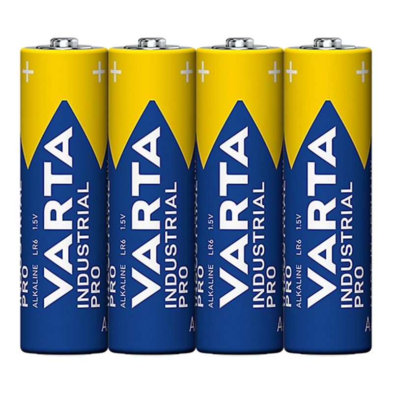 VARTA Batteria alcalina industriale 1,5V LR6 AA - 4 confezioni da 10 ...