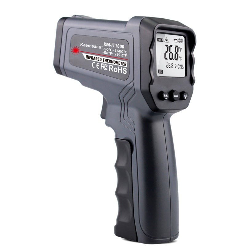 Thermomètre infrarouge numérique sans contact (simple/double) - Outil ...