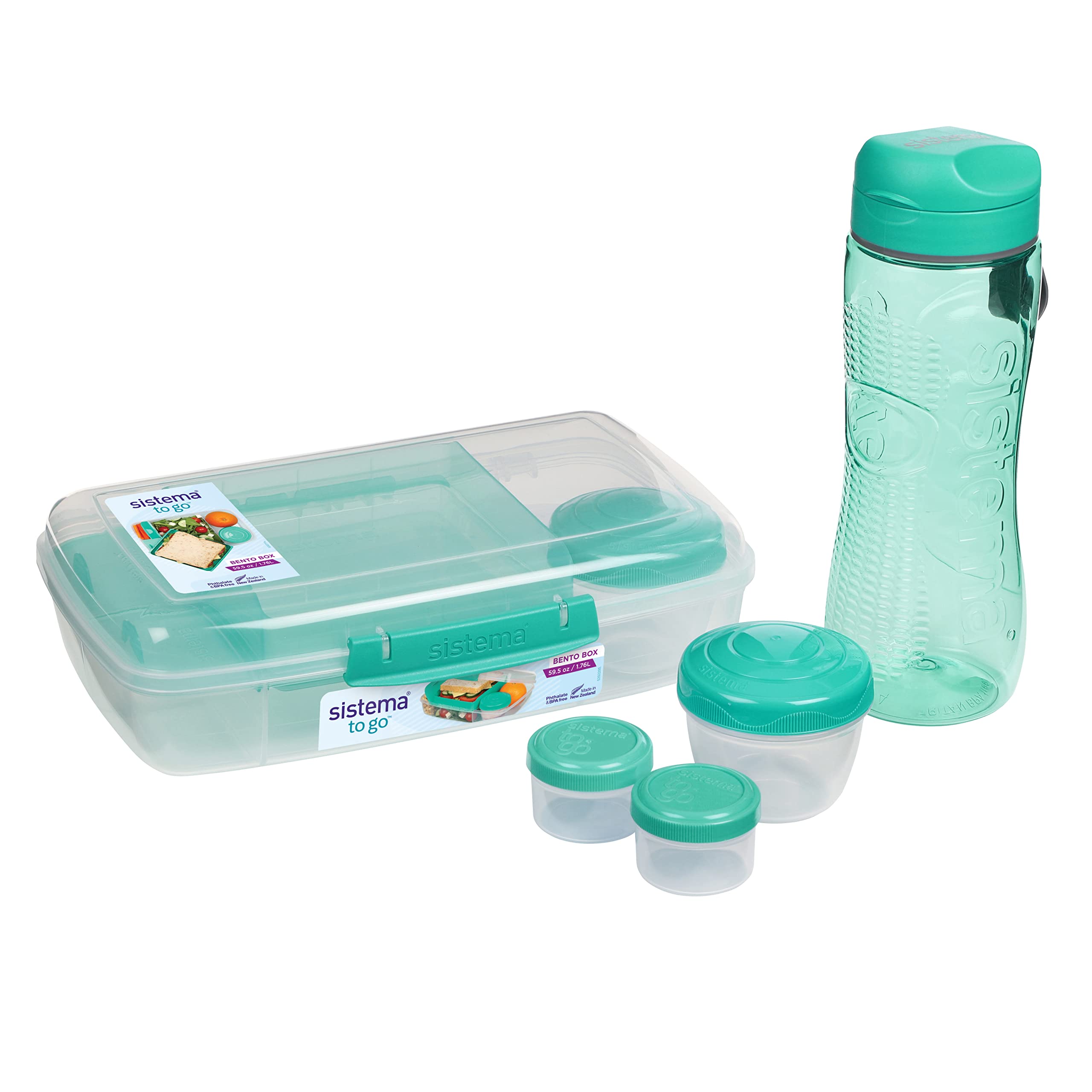 Sistema To Go Lunch box e porta pranzo | Con bottiglia per l'acqua (800 ...