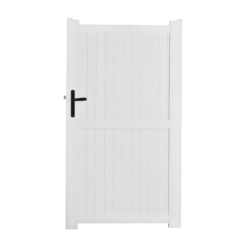 Portillon battant manuel PVC blanc GUÉRANDE L 100 x H 180 cm - poignée ...