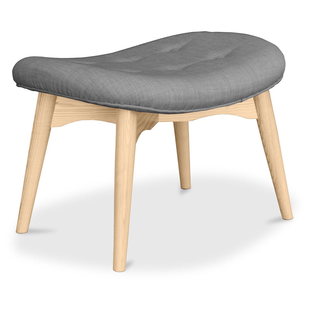 Ottoman Contor - Design Scandinave Gris foncé | Leroy Merlin
